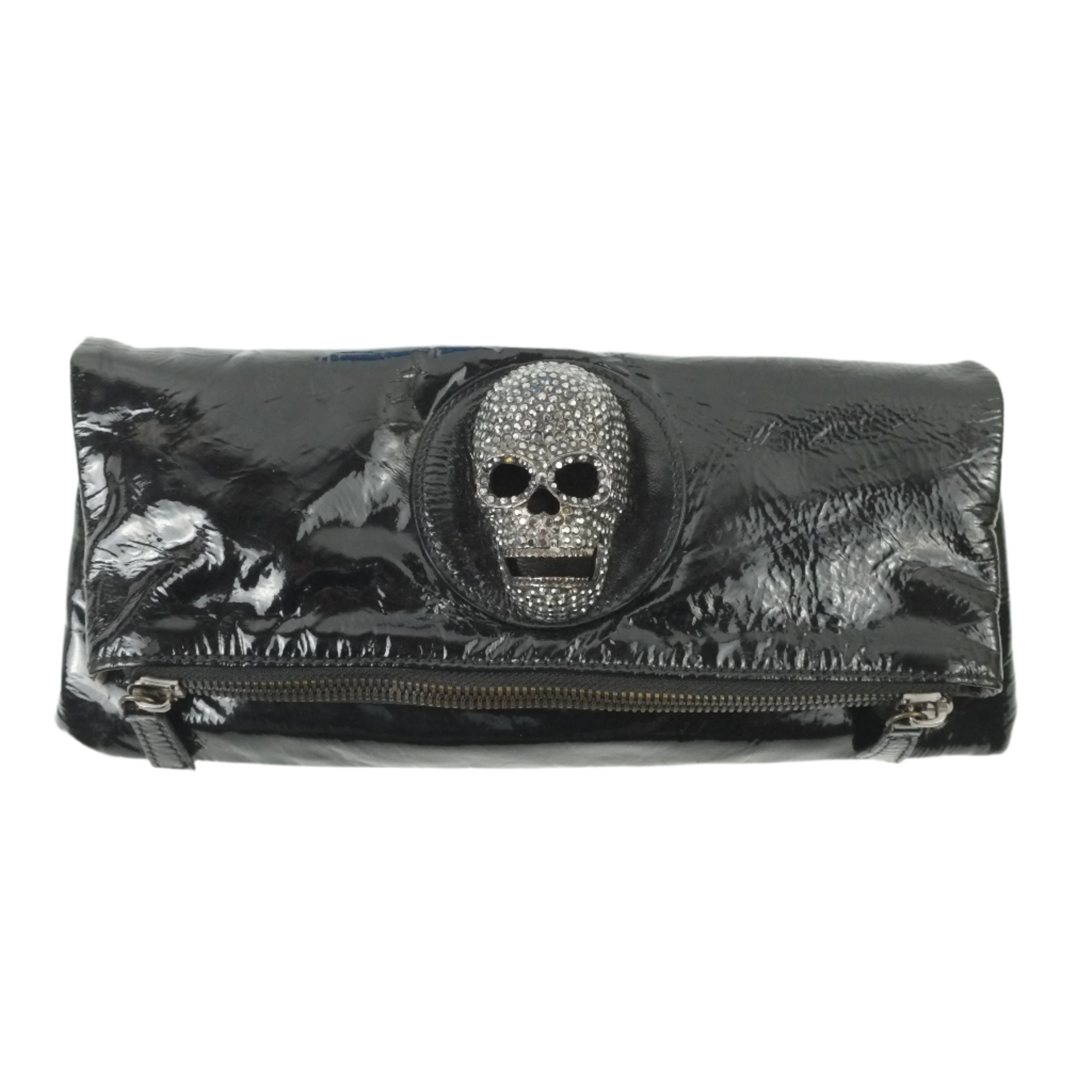 Thomas Wylde Clutch Black Patent – brandloverbangkok.com